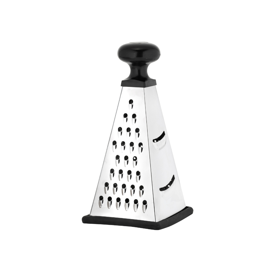 Chef Inox 4 Sided Pyramid Grater Rubber Base Ss/Pp 105X223mm