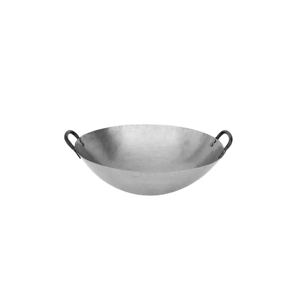 Trenton Wok Round Bottom-Iron, 450Mm