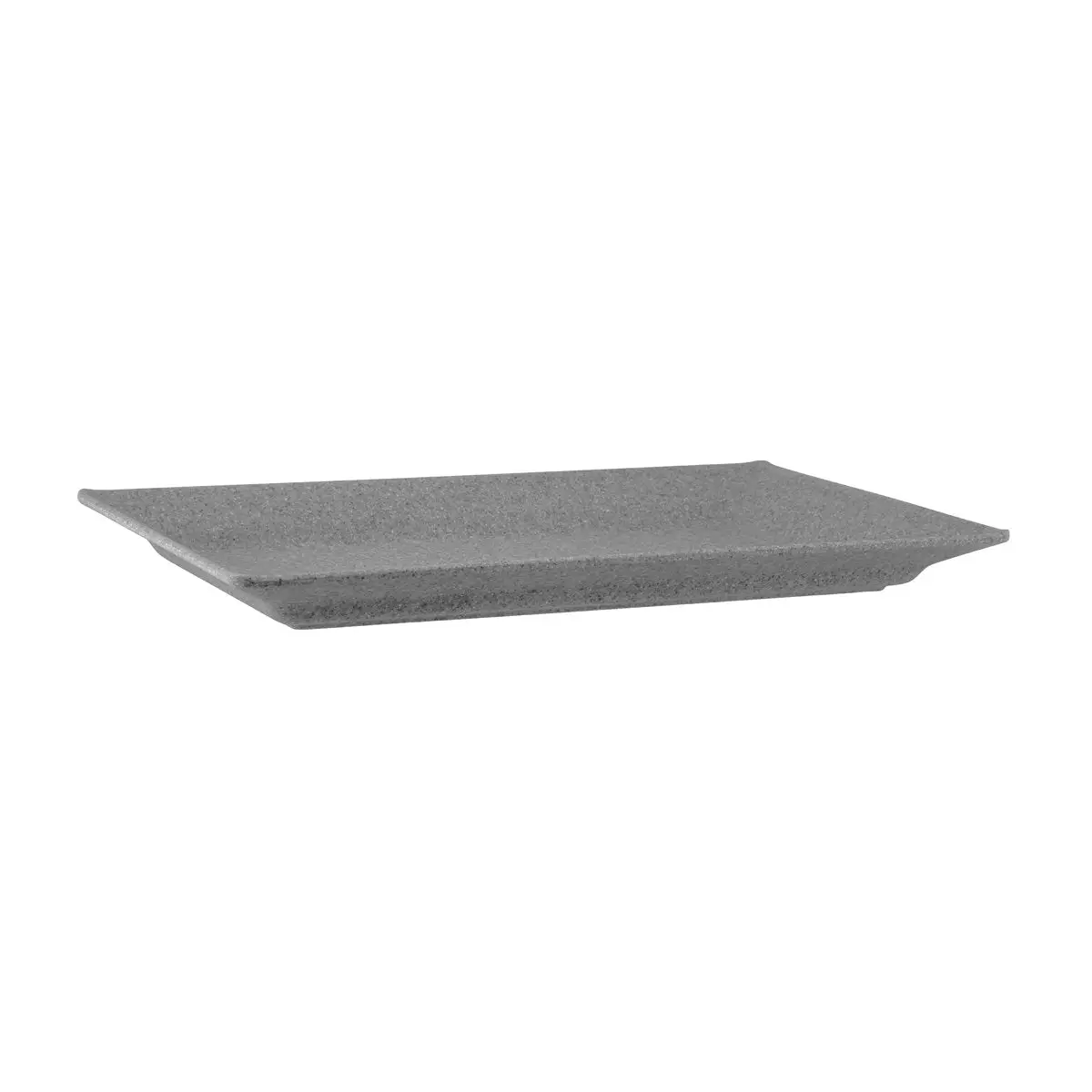 Jab Concrete Matt Rectangular Platter Raised Sides 440x270mm - JAB Melamine