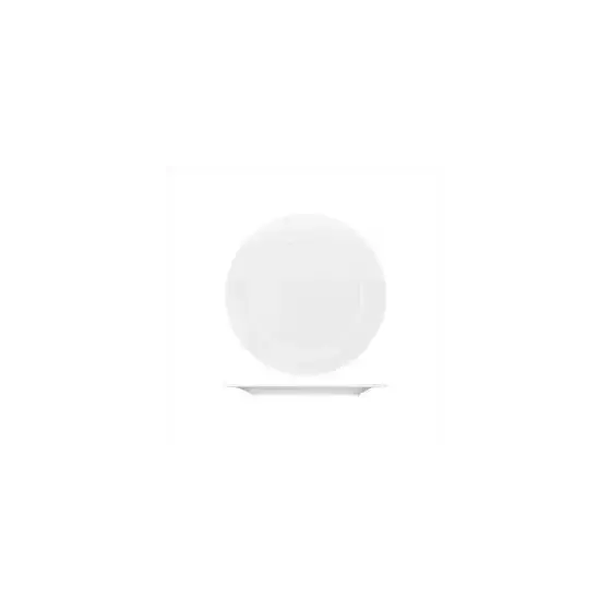 AFC Pacific Bone China Round Plate Wide Rim 255mm White Bone China
